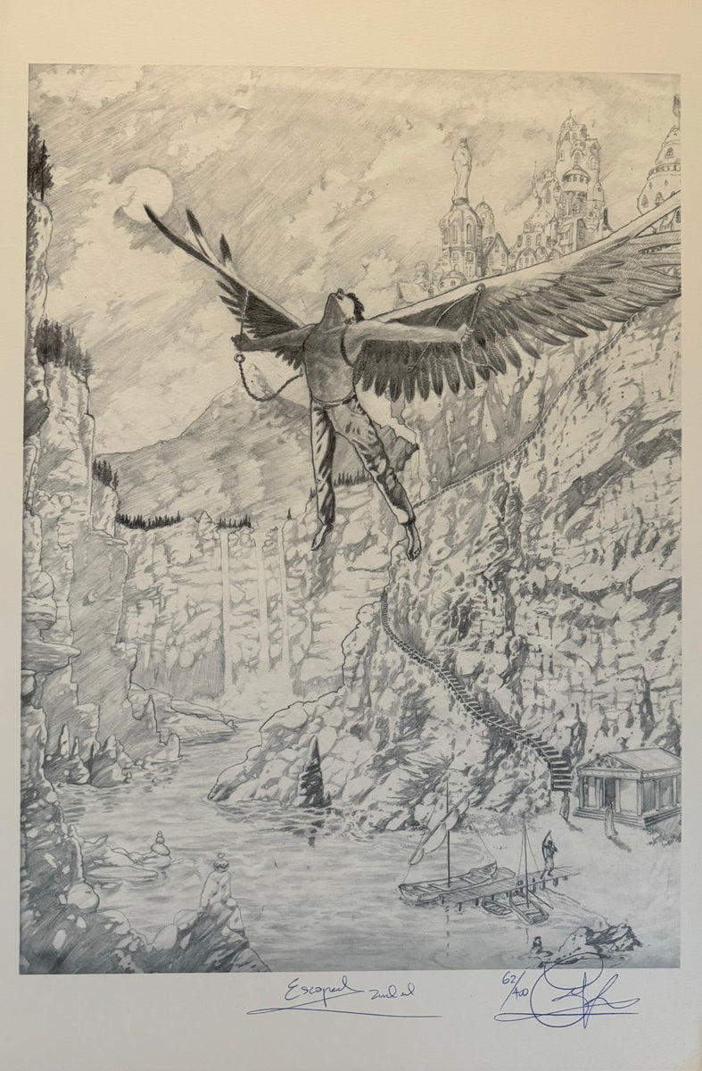 Escaped (2nd edition) — Limited Edition Print – Conrad Keely Art