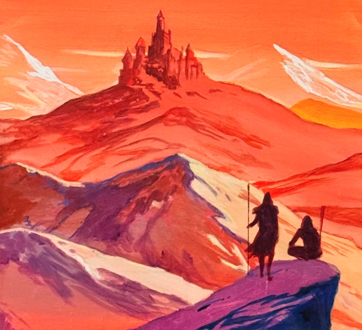 Wanderer Lost — Original Painting – Conrad Keely Art