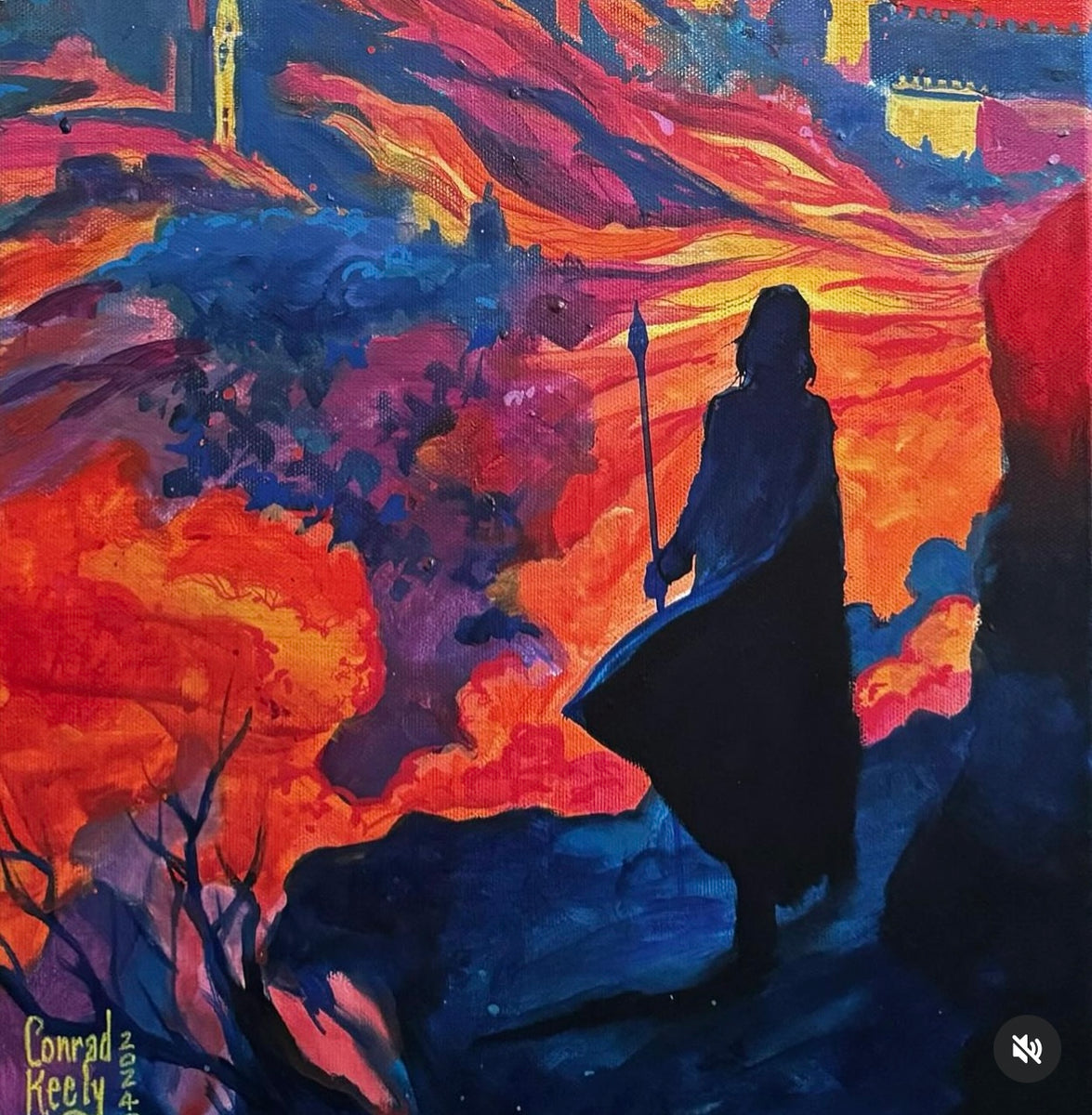 Wanderer In The Evening – Conrad Keely Art