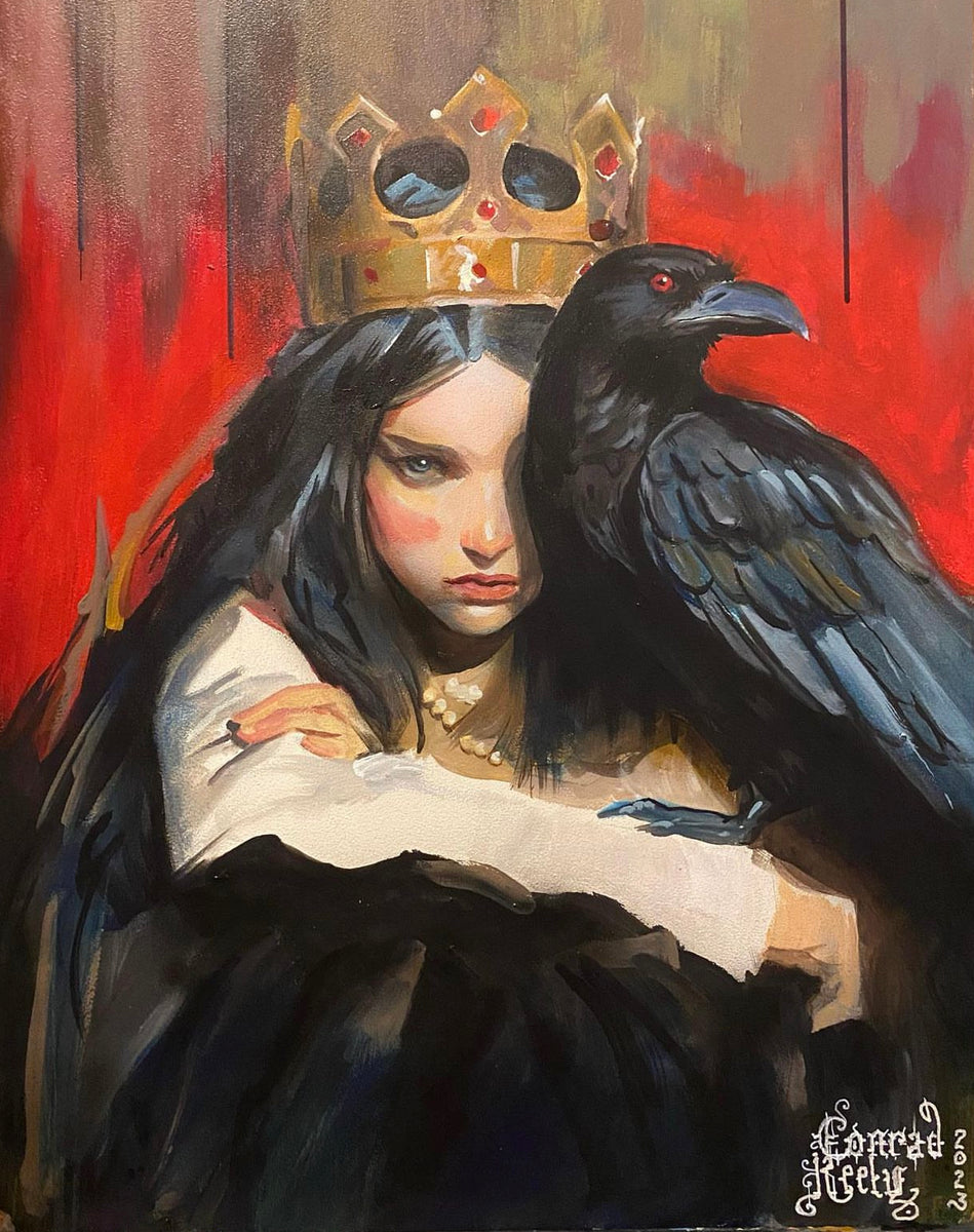 Raven Princess — Limited Edition Print – Conrad Keely Art